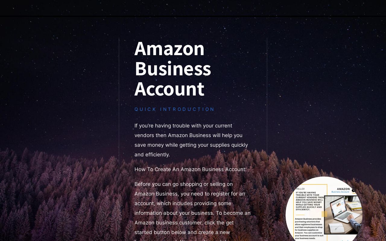 Amazon Business Account